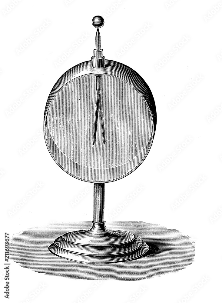 gold-leaf electroscope was one of the first electrical measuring ...