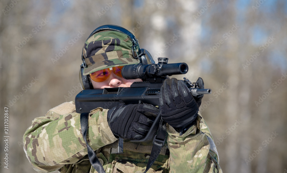 gun, hunter, rifle, ambush, camouflage, weapon, soldier, sniper, aiming ...