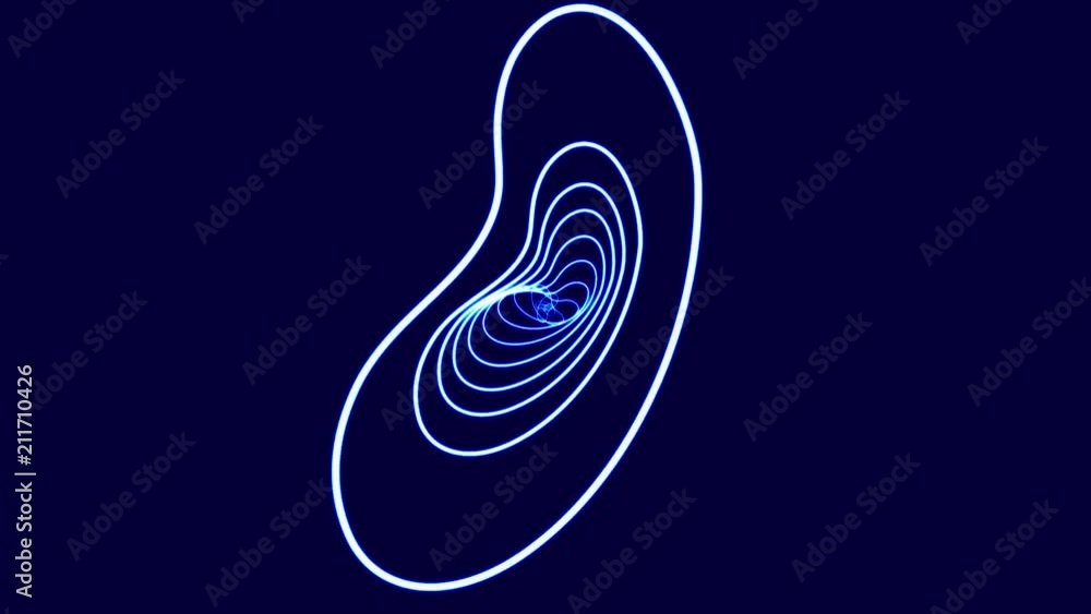 Minimalist abstract background. Seamless loop. Infinite space ...