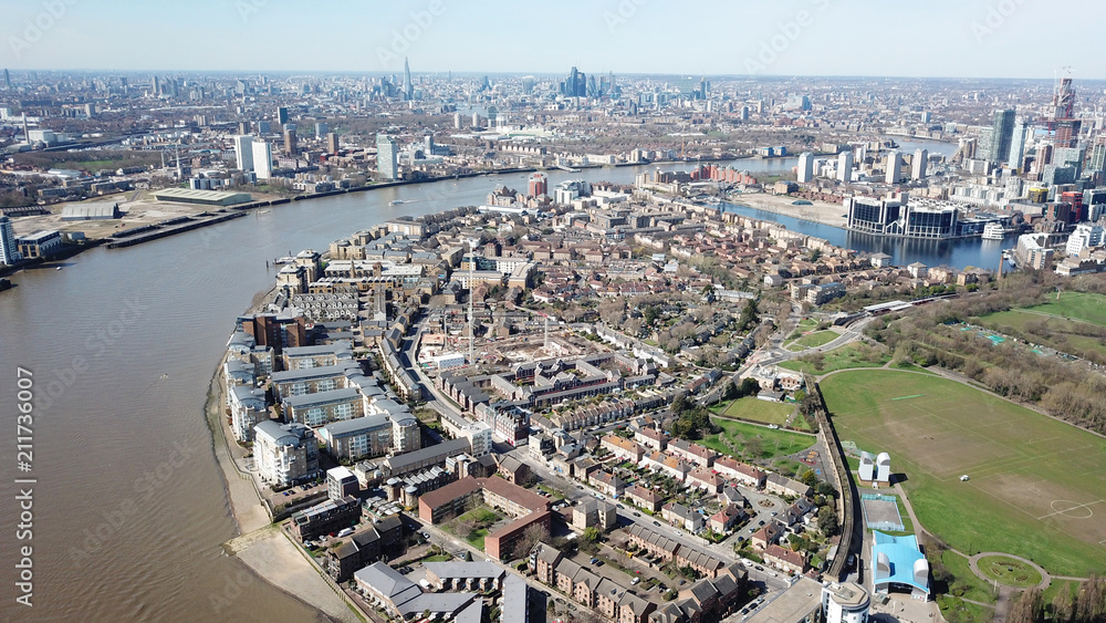 River Thames Birds Eye View