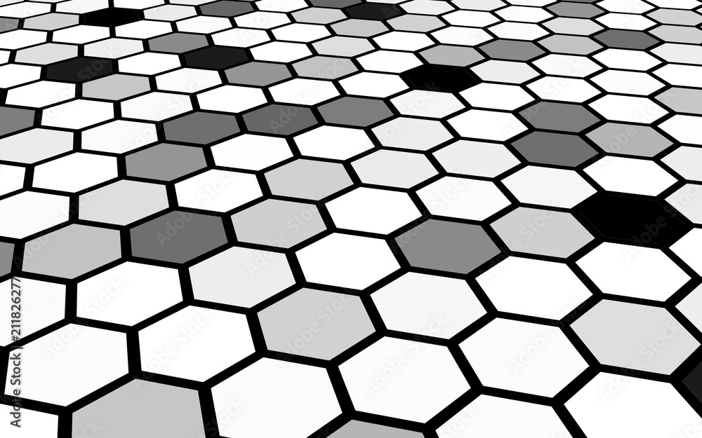 3d Honeycomb Drawing