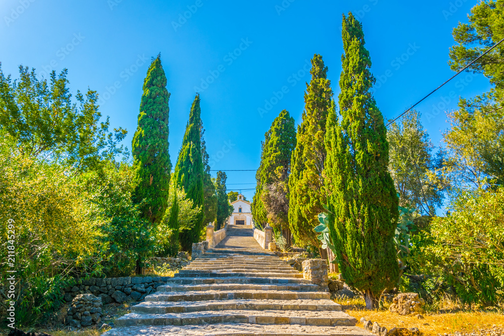365 steps of Carrer del Calvari stairway leading to the El Calvari ...