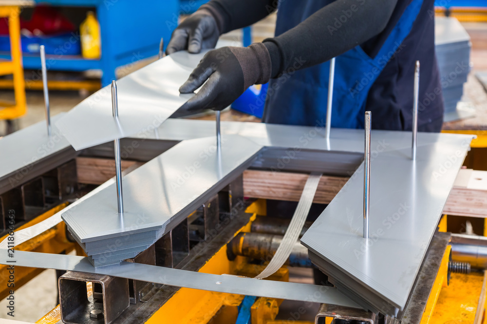 Step lap core during manufacturing Stock Photo | Adobe Stock