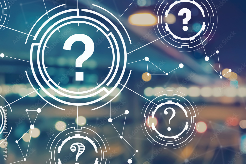 Question Mark Abstract Background