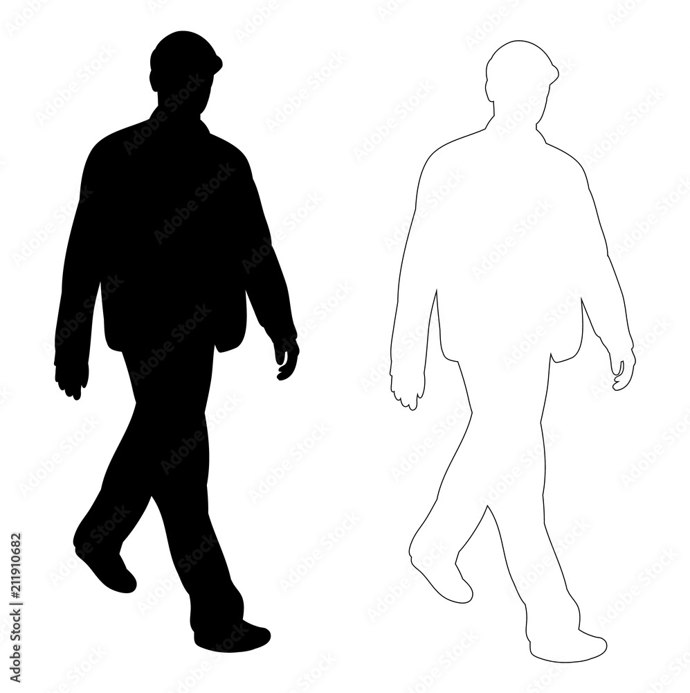 Black Outline Of A Person