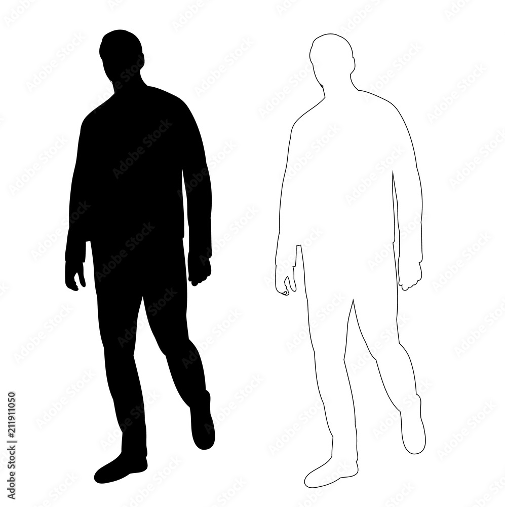 Walking Person Outline