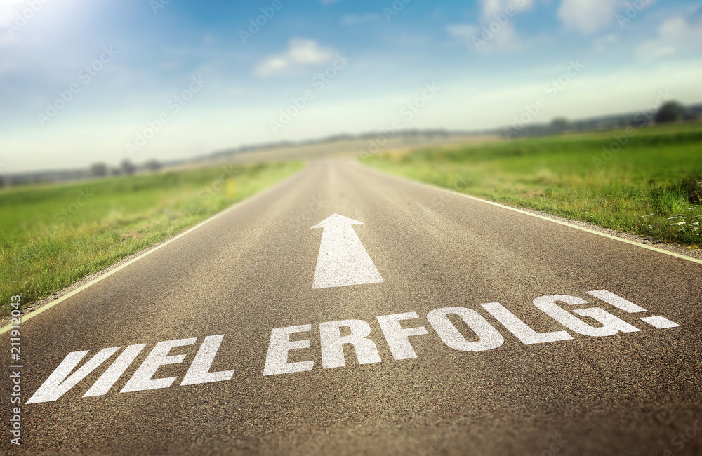 Viel Erfolg Stock Photo | Adobe Stock