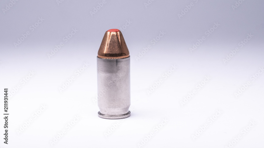 Silver bullets with white background 2 素材庫相片 | Adobe Stock