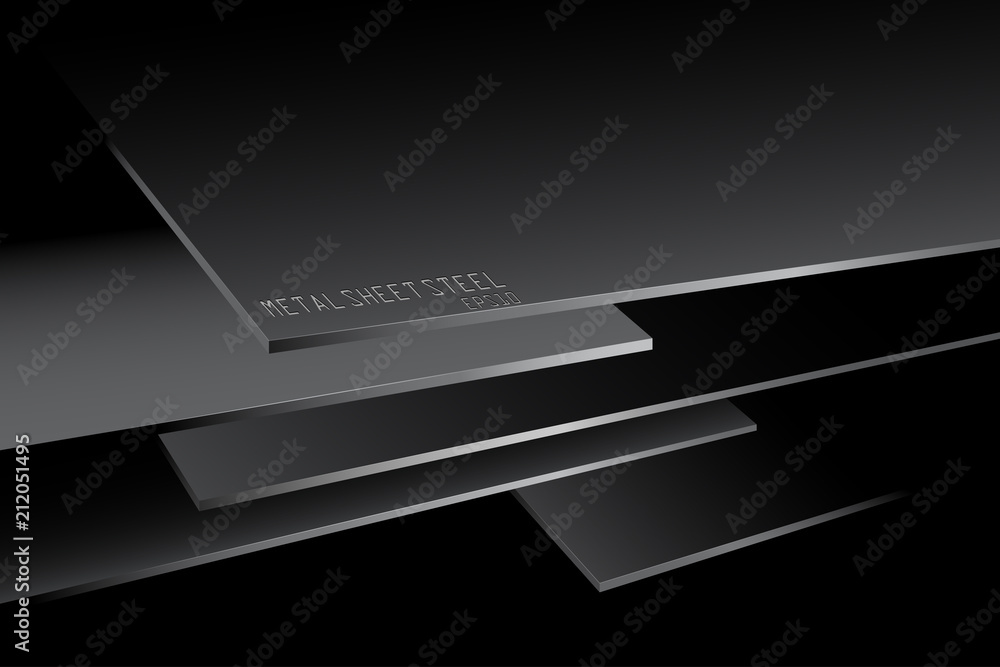 Metal sheet steel stacked vector abstract wallpaper backgrounds Stock ...