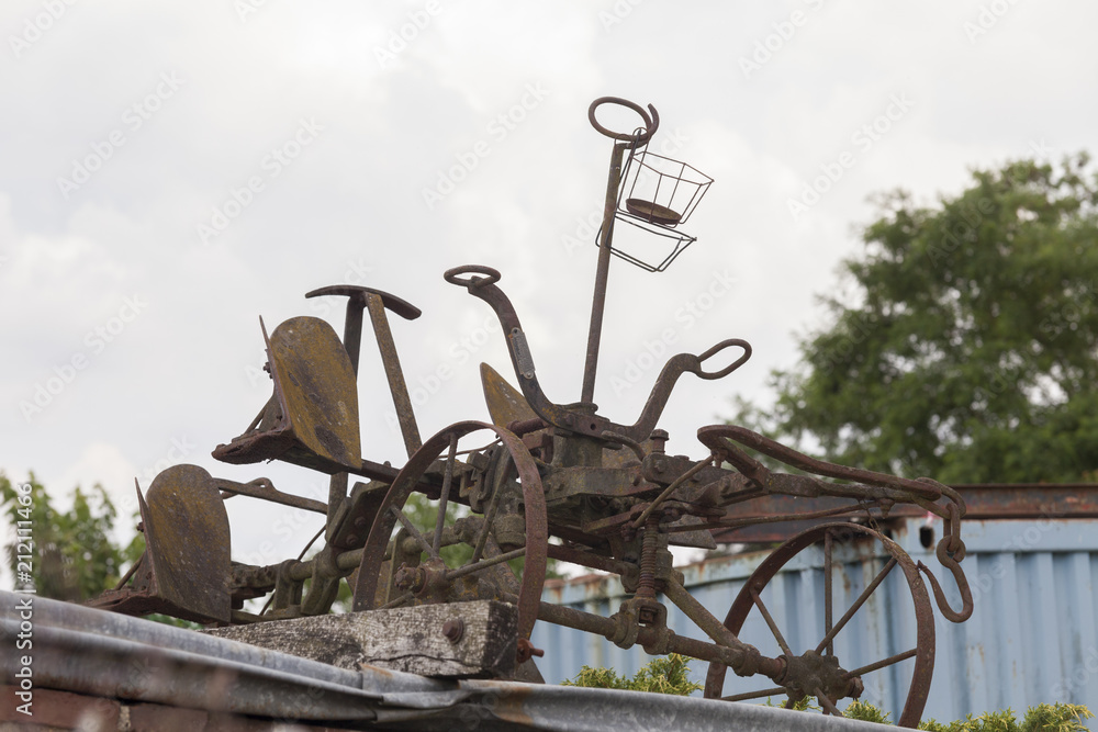 Charrue ancienne années 1900 Stock Photo | Adobe Stock