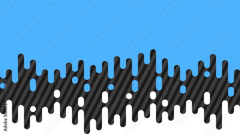 Blue Paint Dripping Wallpaper