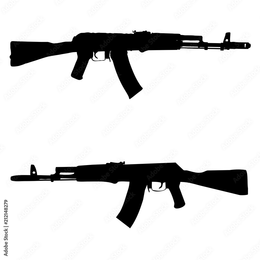 fusiles de asalto Stock Vector | Adobe Stock