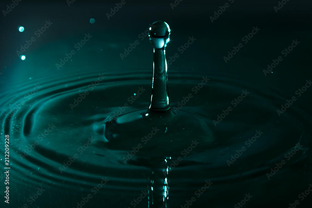 Water drop splash. Stock Photo | Adobe Stock