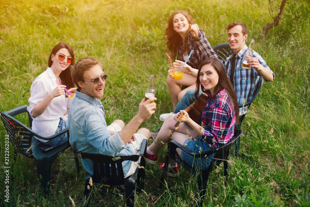 Group Of People Outdoors