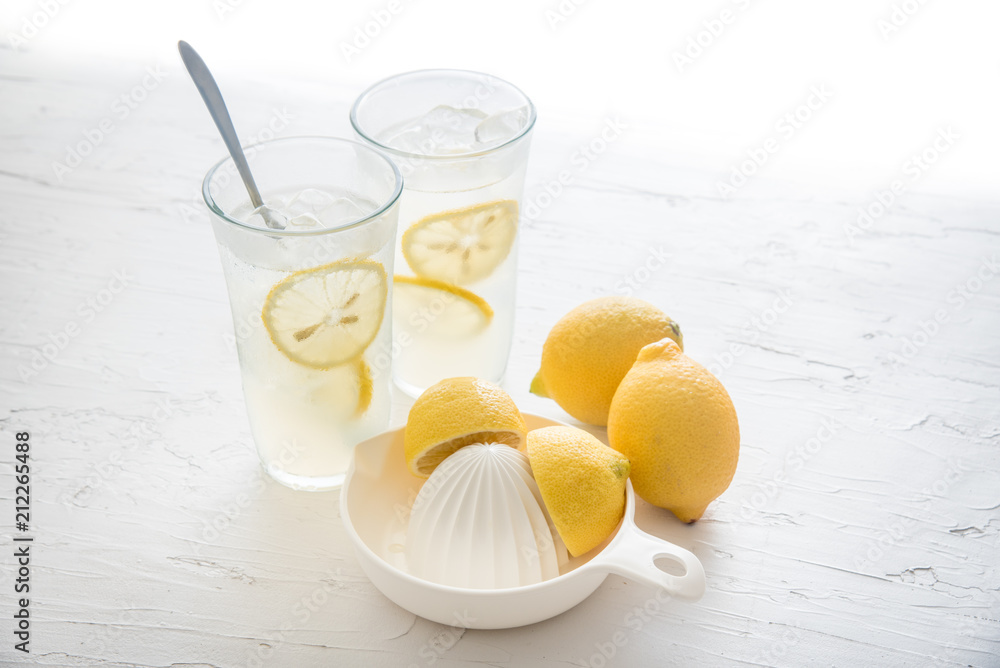 japanese lemon soju, chu-hai Stock Photo | Adobe Stock