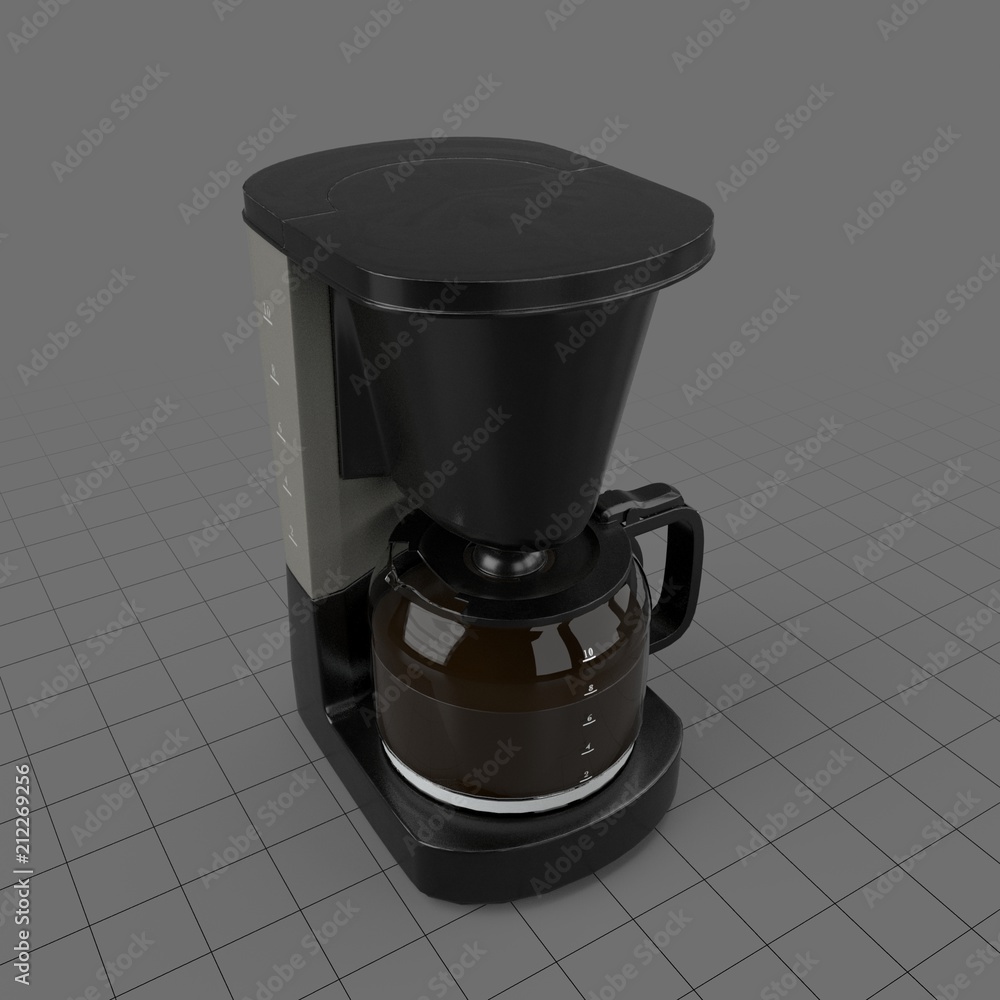 Coffee maker Stock 3D asset | Adobe Stock