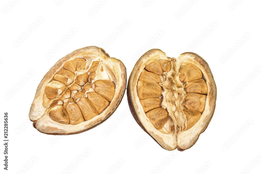Foto de exotic food of brasil, the chestnut monguba, scientific name ...