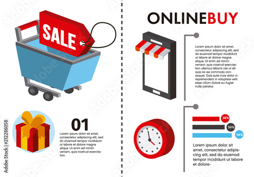 E-commerce Infographic Layout Stock Template | Adobe Stock