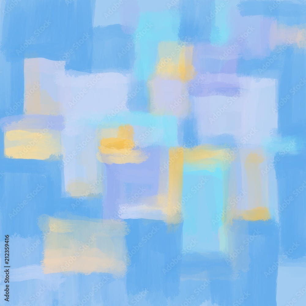 Hand painted and drawn original Abstract art background, complete ...