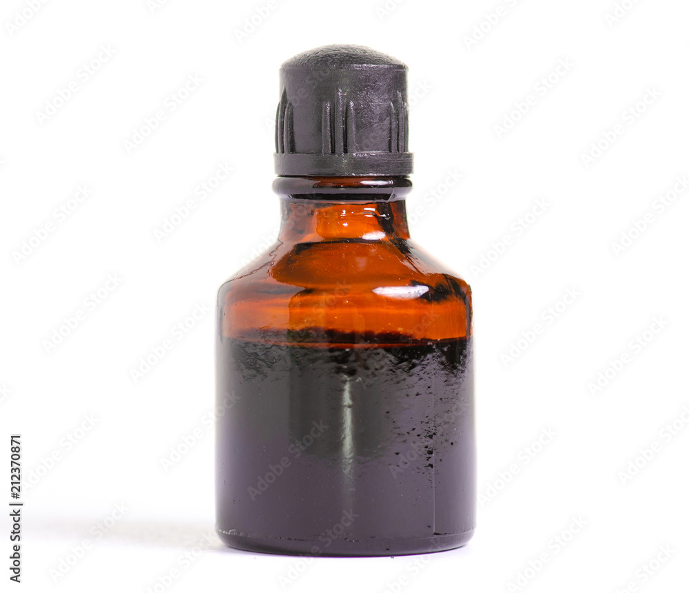 Bottle of medicine Iodine on a white background isolation Stock Photo ...