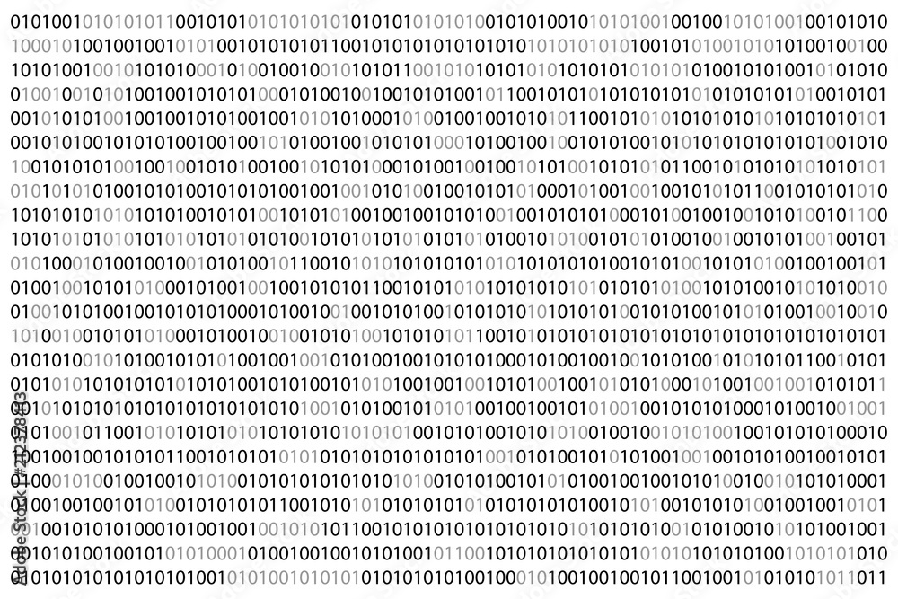 Binary Code Background Sheet Of Binary Codes Listing Coding Or Hacker Concept Cyber Data