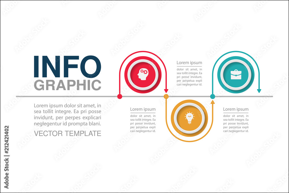 Vector infographic template for diagram, graph, presentation, chart ...