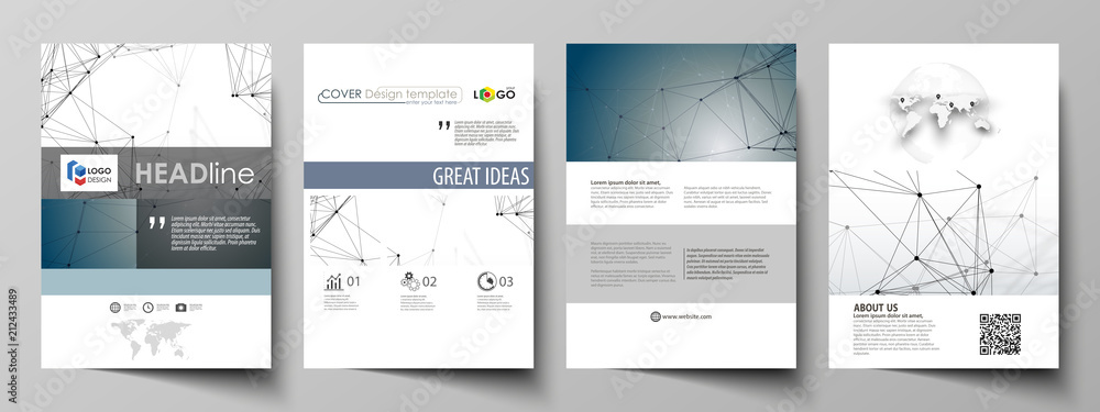 Business templates for brochure, magazine, flyer, booklet. Cover design ...