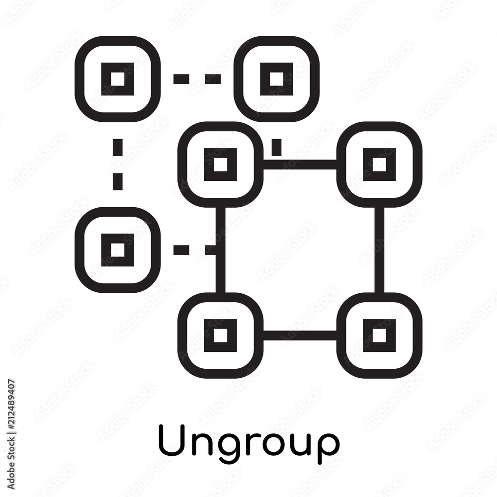 Ungroup Icon