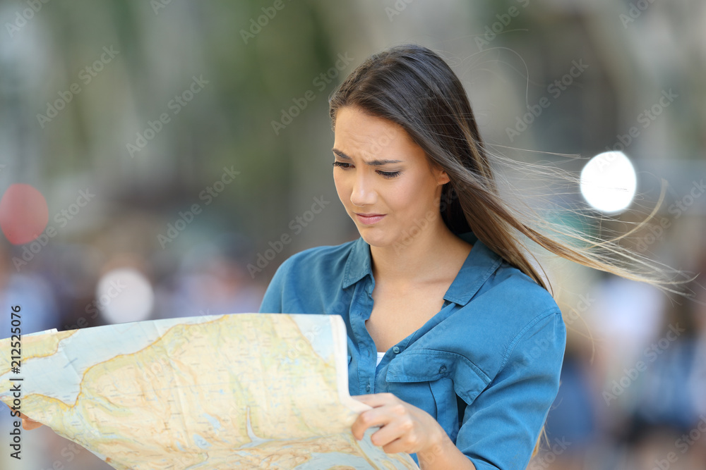 Lost Person With Map