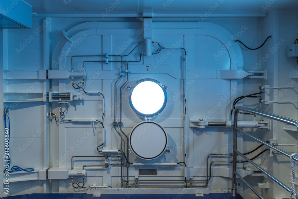 ship watertight door Stock Photo | Adobe Stock