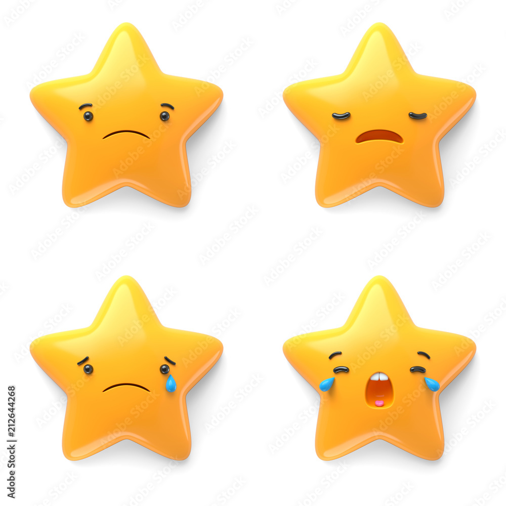 Sad Star Clipart