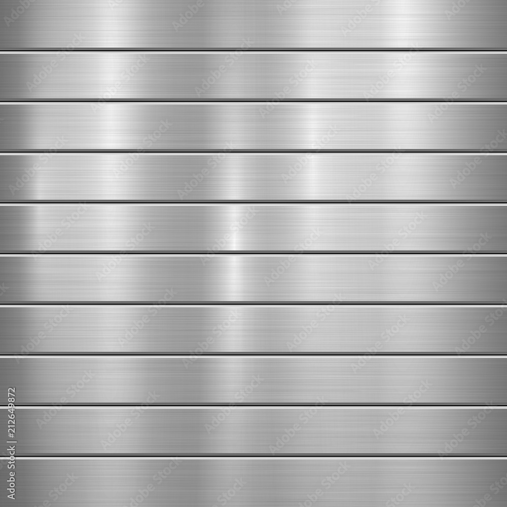 Metal technology background with polished, brushed texture, chrome ...