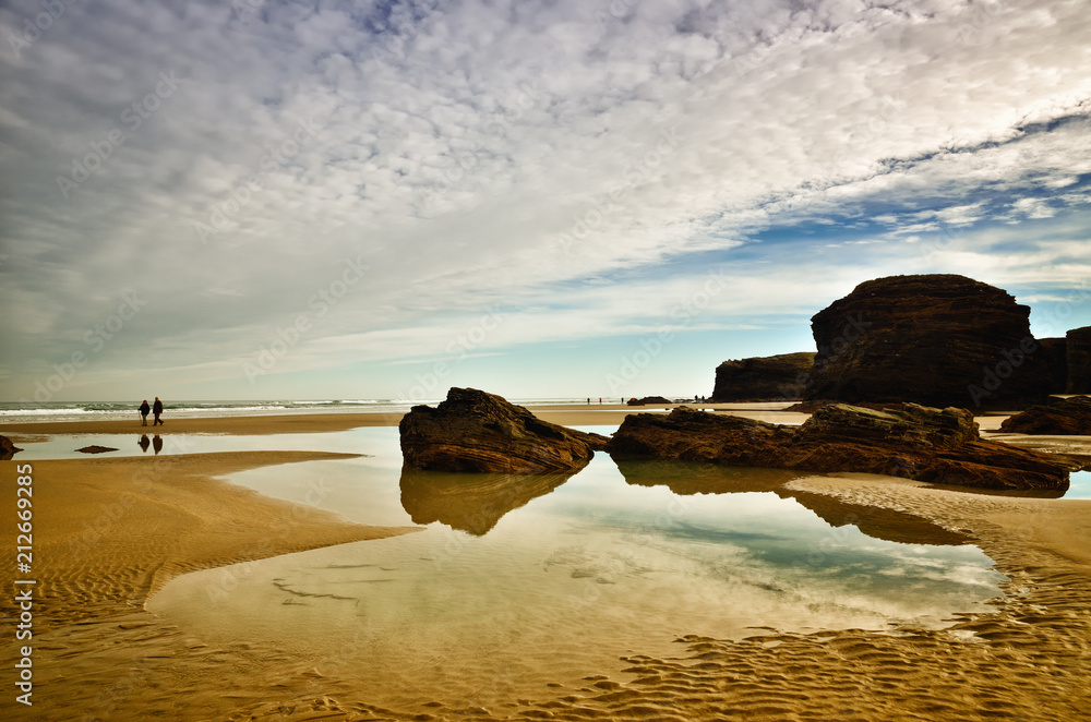 Cathedrals Beach is one of the most beautiful beaches in Spain, located ...
