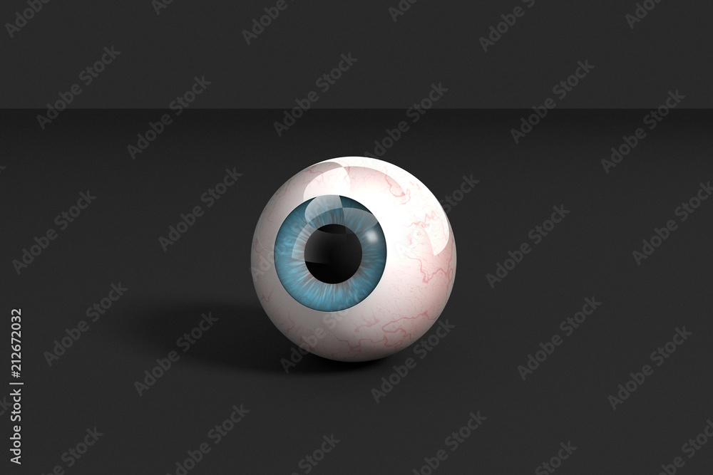 3d rendering, realistic human eye model Stock Illustration | Adobe Stock