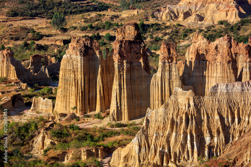Earth Forest of Yuanmou in Yunnan Province, China - Exotic earth and ...
