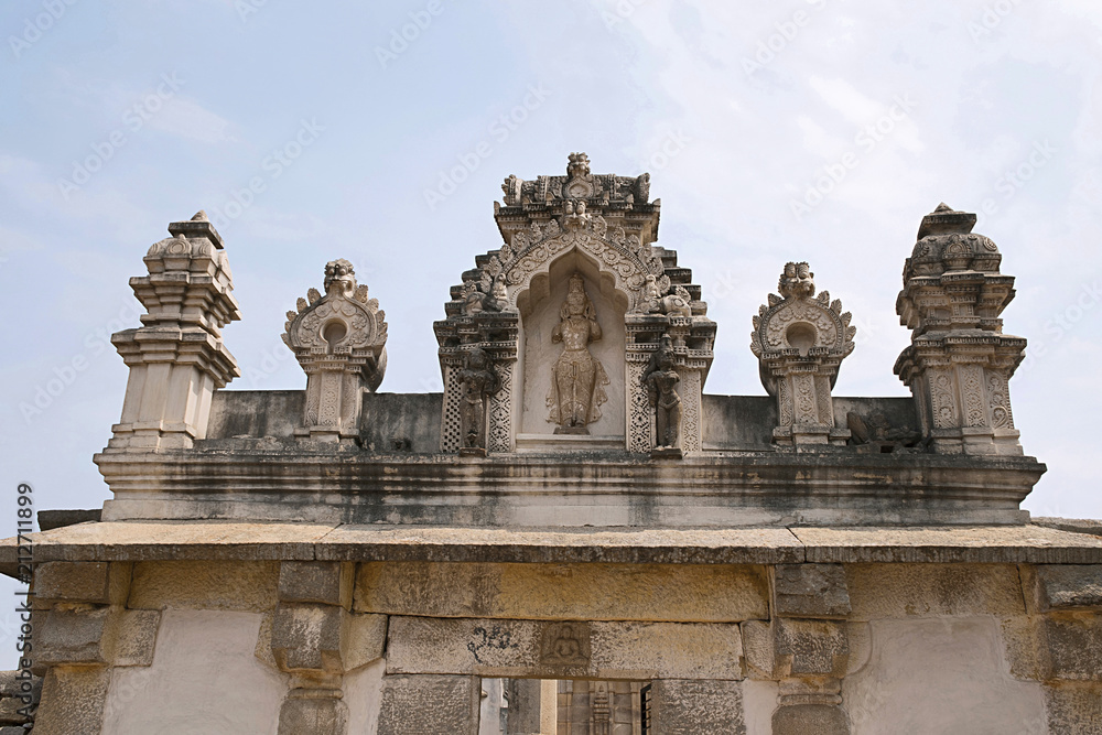 Entrance gate to the Jain temple comlex, Chandragiri Hill ...