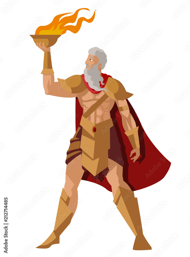 Prometheus Greek Mythology Stealing Fire