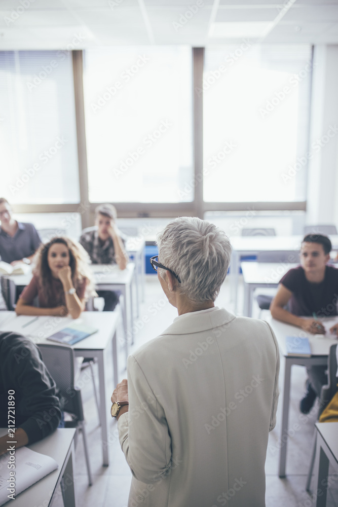 Teacher Teaching a Lesson Stock Photo | Adobe Stock