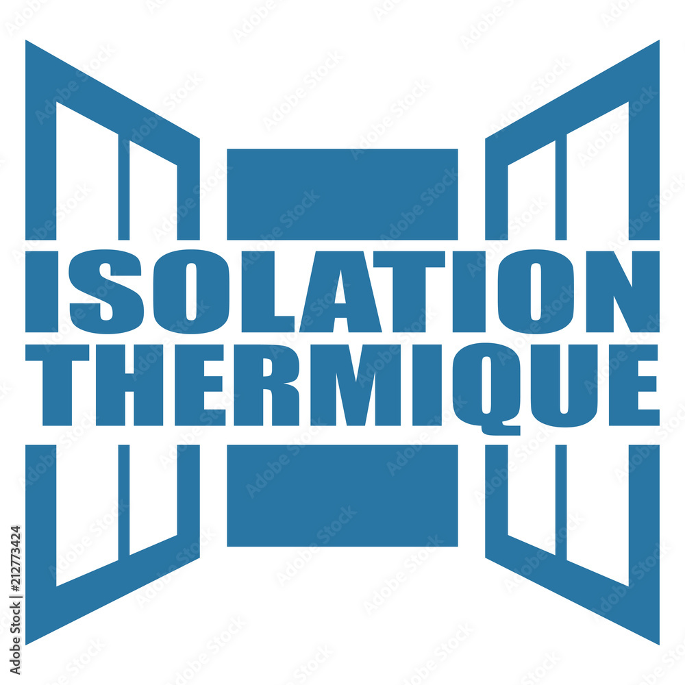 Logo isolation thermique. Stock Vector | Adobe Stock