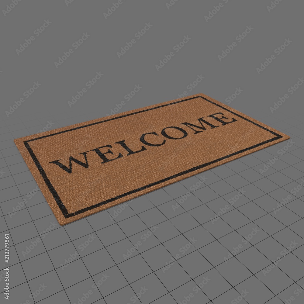 3d Welcome Mat