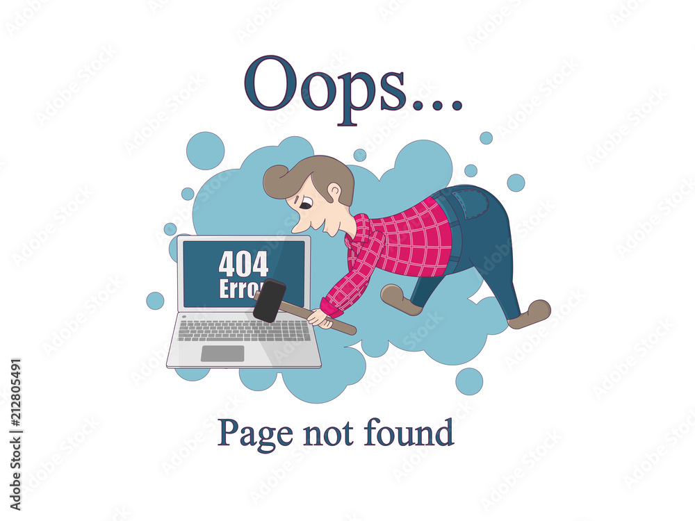 Person Smashing Computer