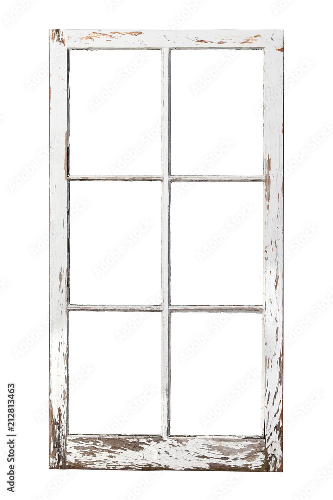 Old 6 pane window Stock Photo | Adobe Stock