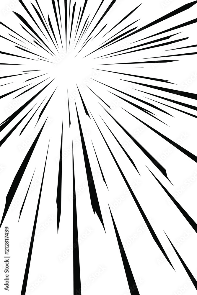 Black And White Radial Designs