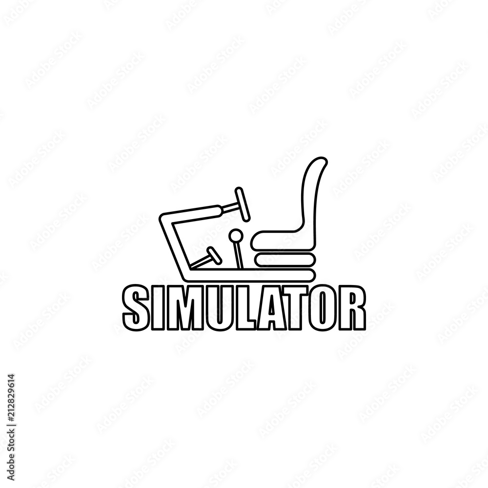video game simulator icon. Element of cybersport icon for mobile ...