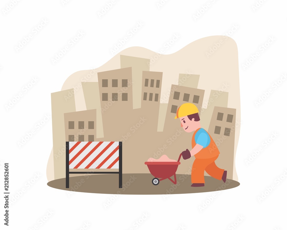 construction worker foreman builder construction site engineer ...