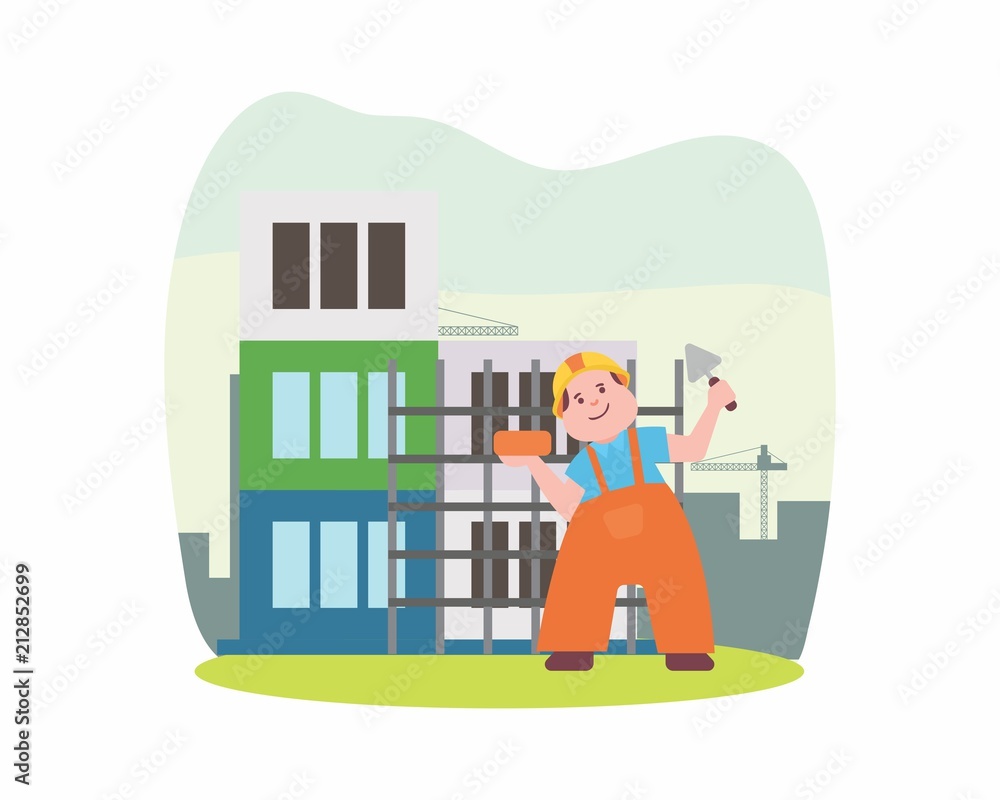 construction worker foreman builder construction site engineer ...