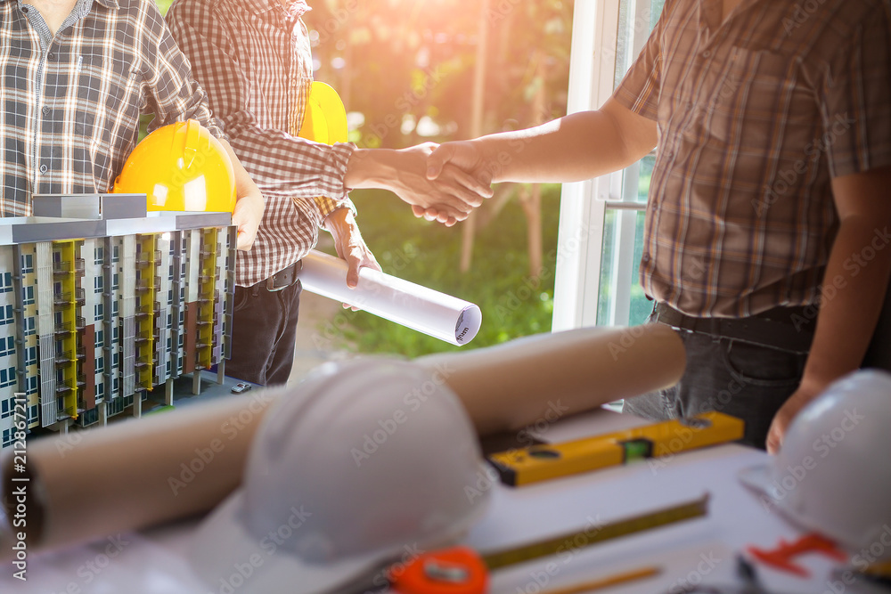 Engineering is calculating the structure of the building plan and ...