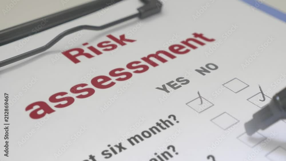 Risk assessment questionnaire Stock Video | Adobe Stock