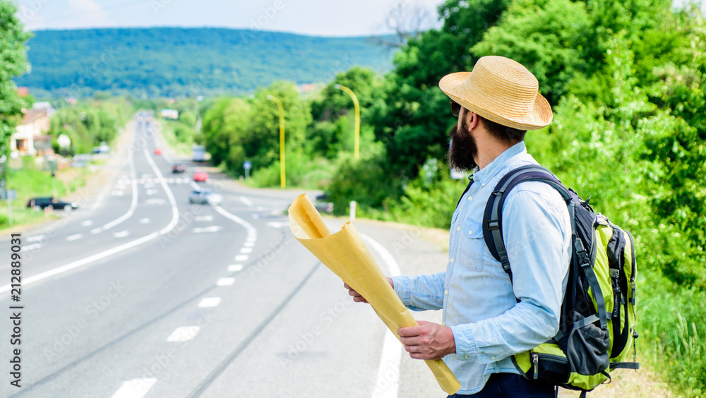 Where should I go. Tourist backpacker map lost direction travelling ...