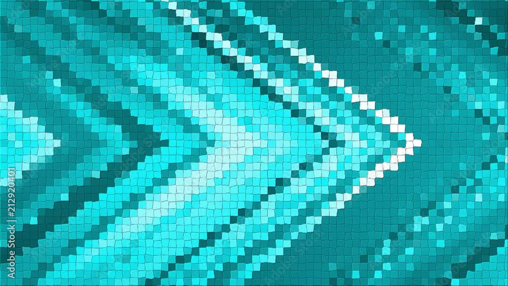 Mosaic Based On Abstract Angular Animation Of Dynamic Composition Of Panels And Lines The